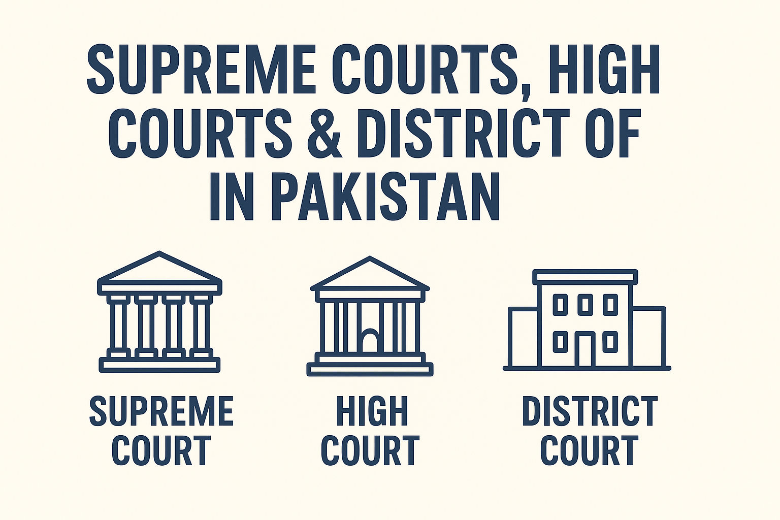 Supreme Court, High Courts, and District Courts in Pakistan – Structure ...